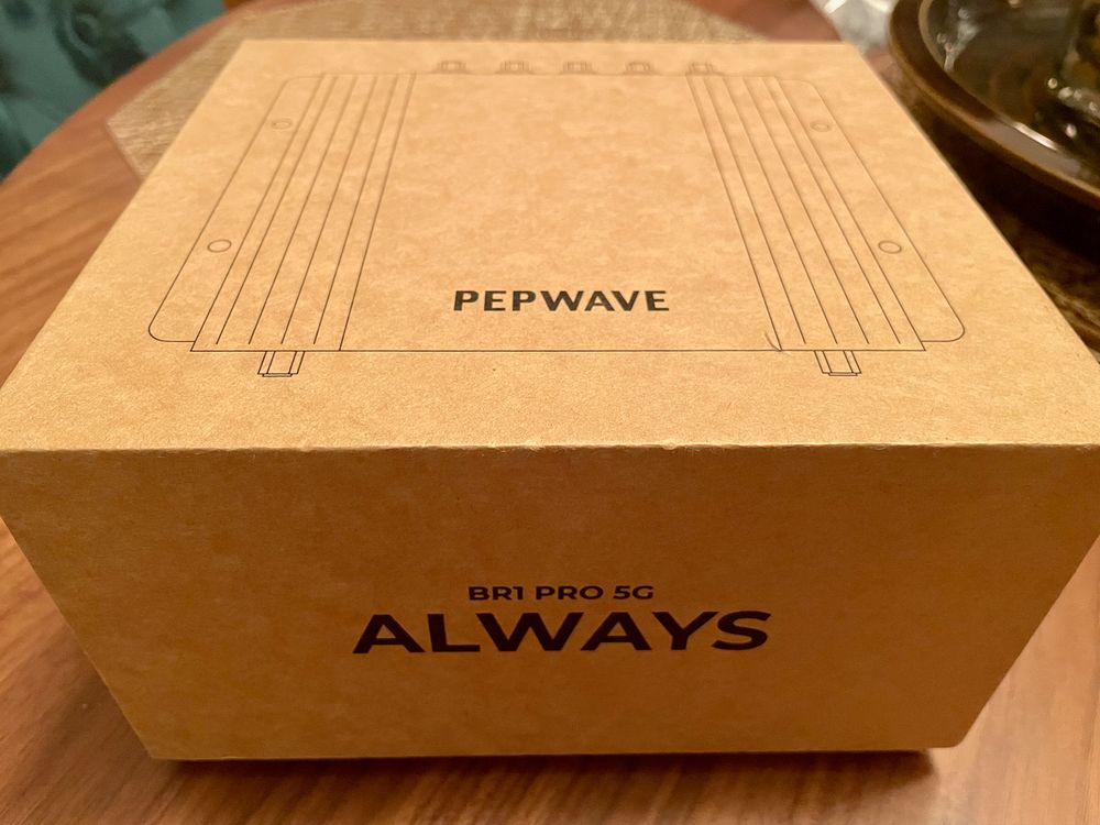 Peplink MAX BR1 Pro 5G initial impressions