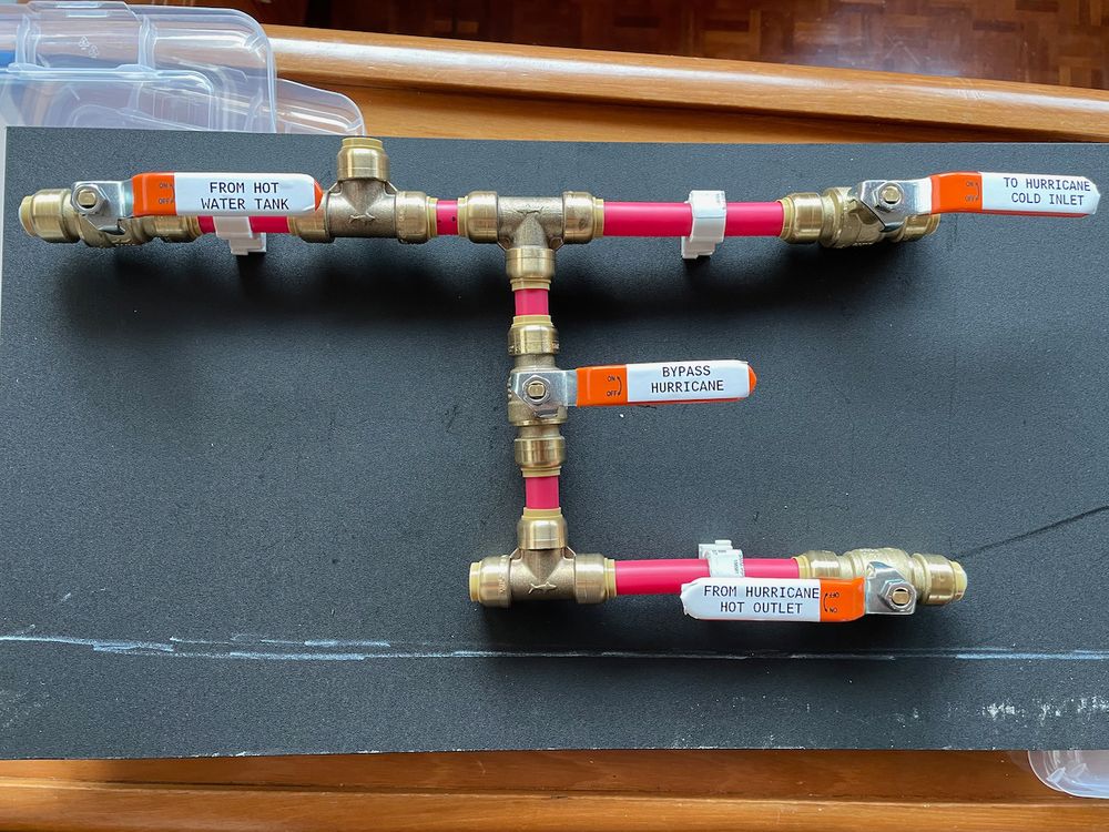 Hurricane Chinook hydronic heating system