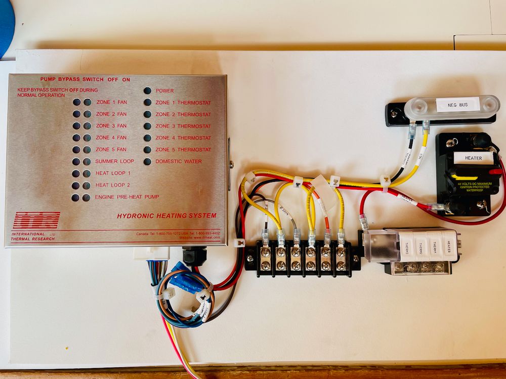 Hurricane Chinook hydronic heating system