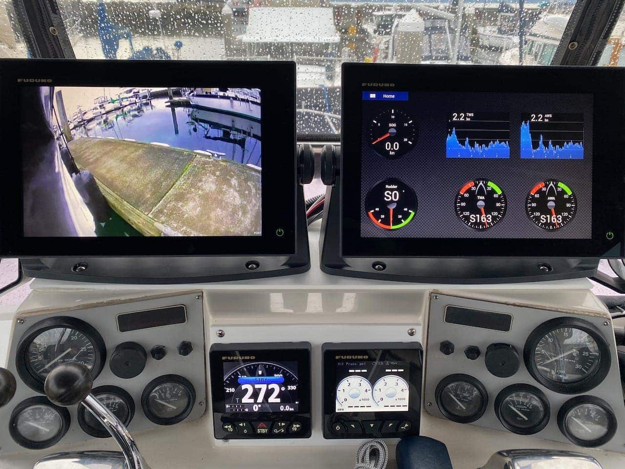 Docking and engine room cameras