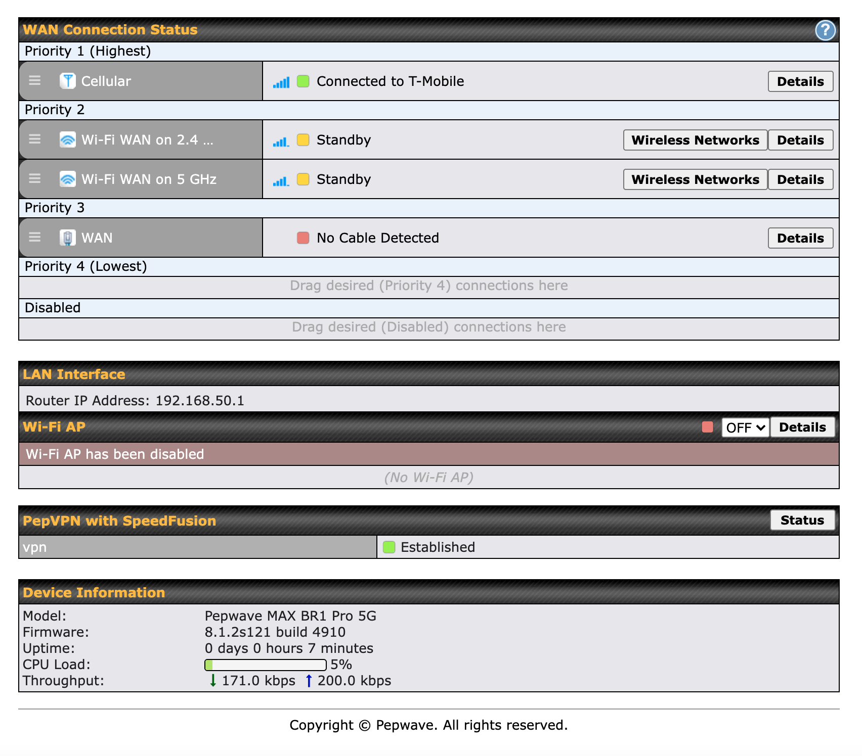 Peplink MAX BR1 Pro 5G initial impressions