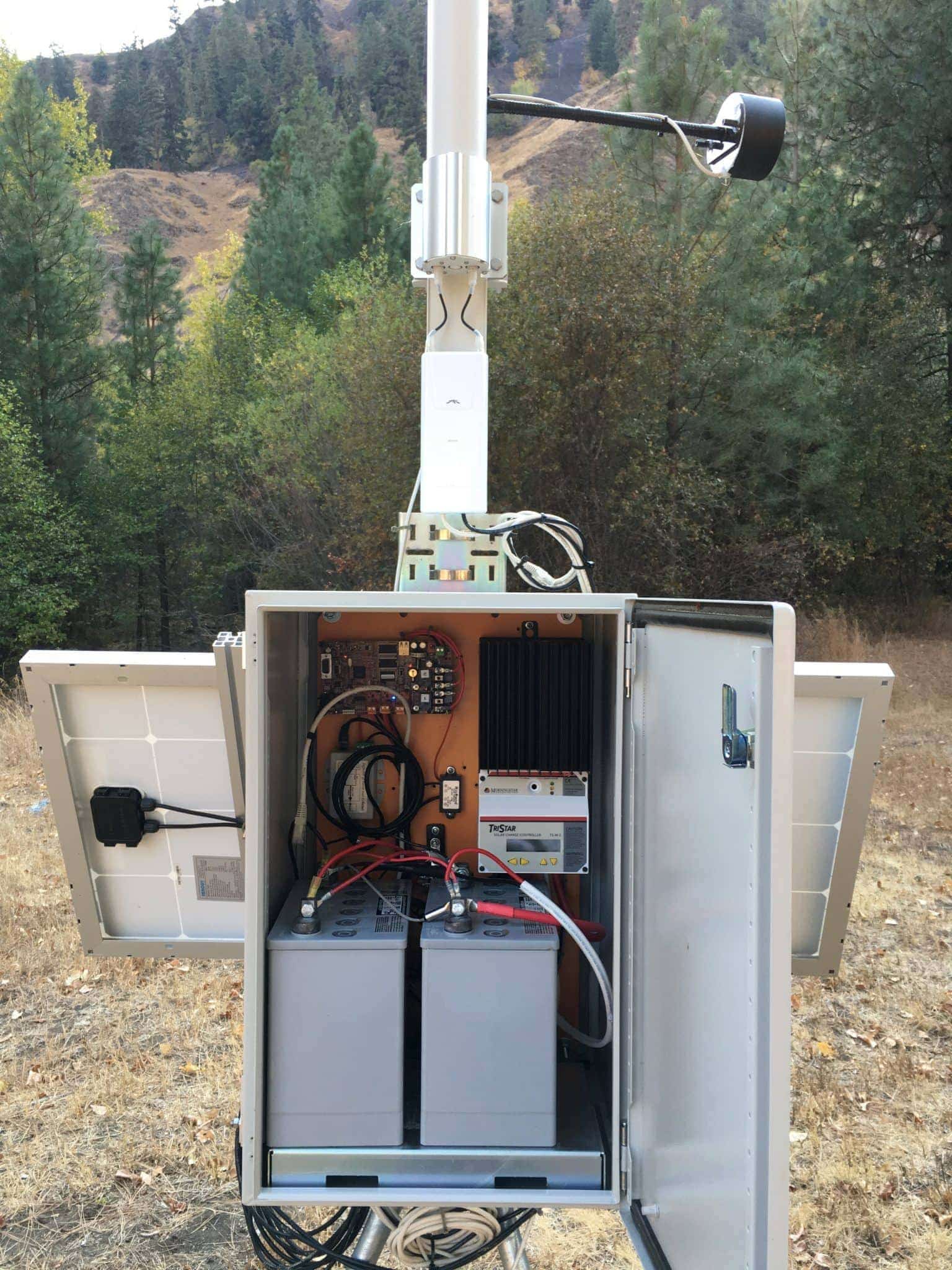 Remote WiFi and solar panel adjustments